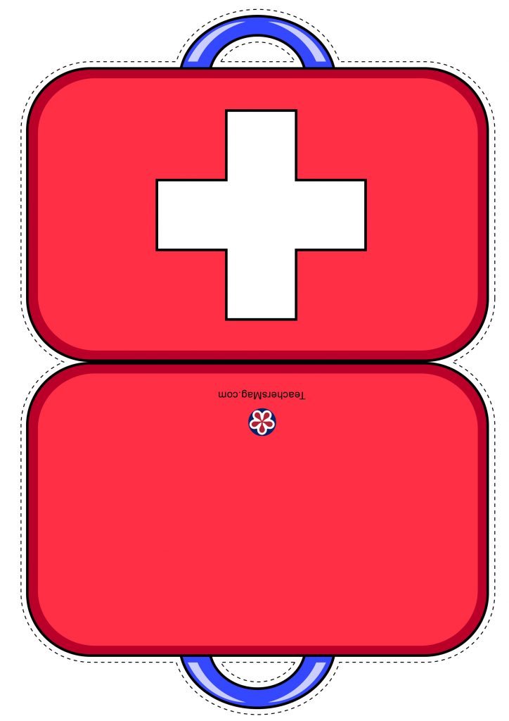 Doctor’s Bag Printable Matching Activity for Kids-2. TeachersMag.com