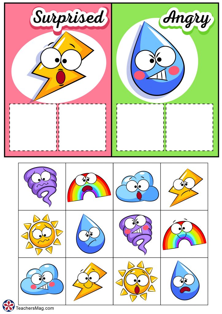 Weather Emotions-2. TeachersMag.com