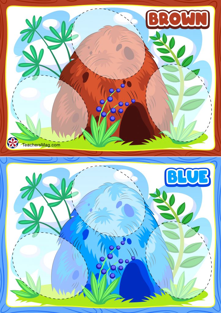 Colorful Ant Matching Printable Activity-2. TeachersMag.com