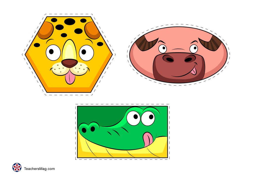 Zoo-Themed Animal Shape Matching Activity-2. TeachersMag.com
