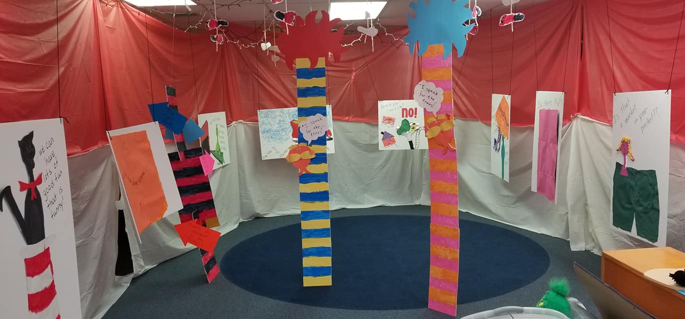 Dr. Seuss-Themed Art Show by Preschool Students. TeachersMag.com