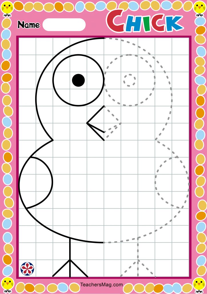 Chick-Themed Worksheets for Use With Young Students-2. TeachersMag.com