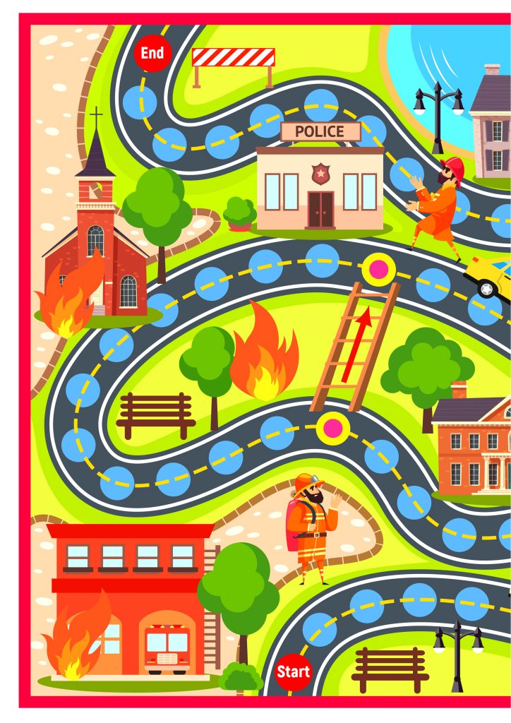 free-printable-board-game-firefighters-at-work-2. TeachersMag.com