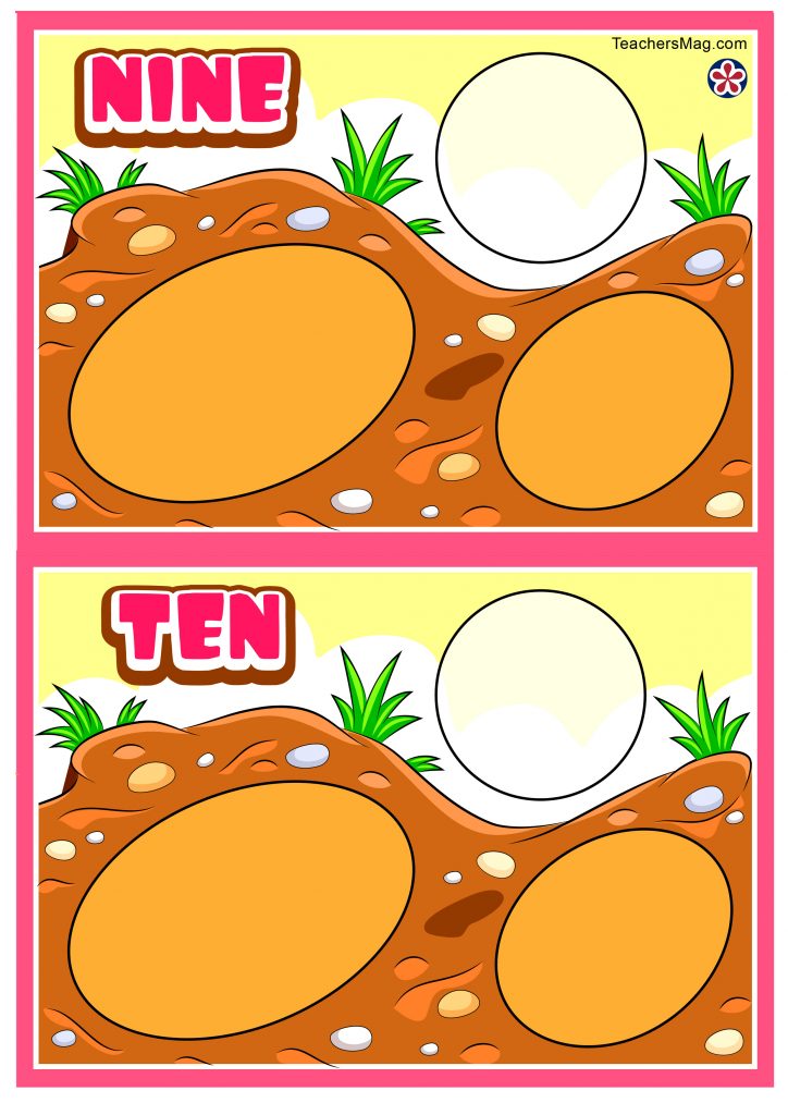 Dino Math Matching Worksheets-2. TeachersMag.com